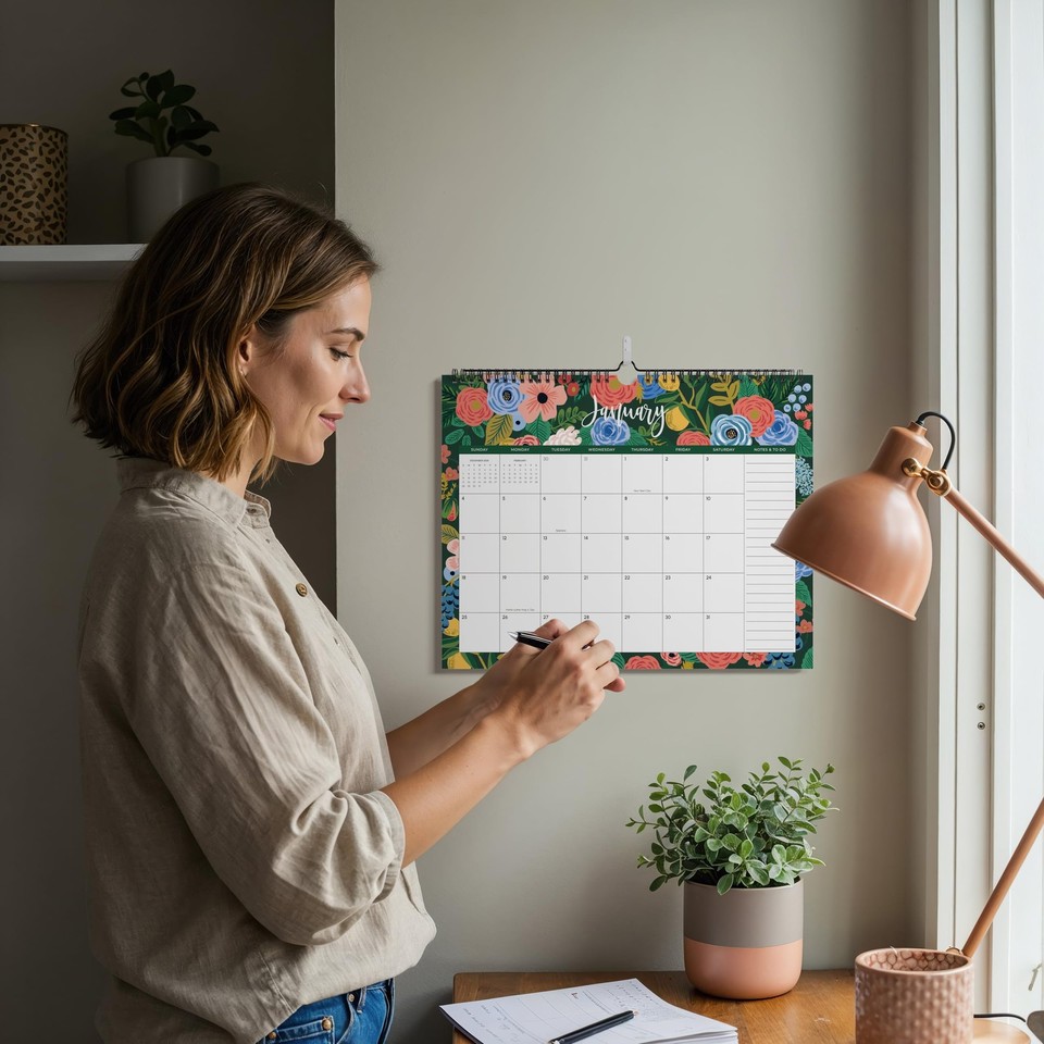 Wall Calendar 2026-2027, Aesthetic Calendar 2026-2027 From January 2026 ...