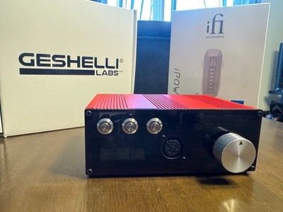 Geshelli Labs Erish 3 Pro Balanced Headphone Amp w/ iFi Power X 12v ...