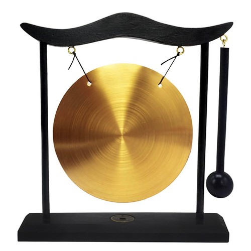 Desktop Gong Table Wind Chime Percussion Instrument Cymbals Gongs ...