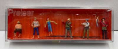 Preiser 10077 "Fishermen" 1/87 HO Scale Figures | eBay