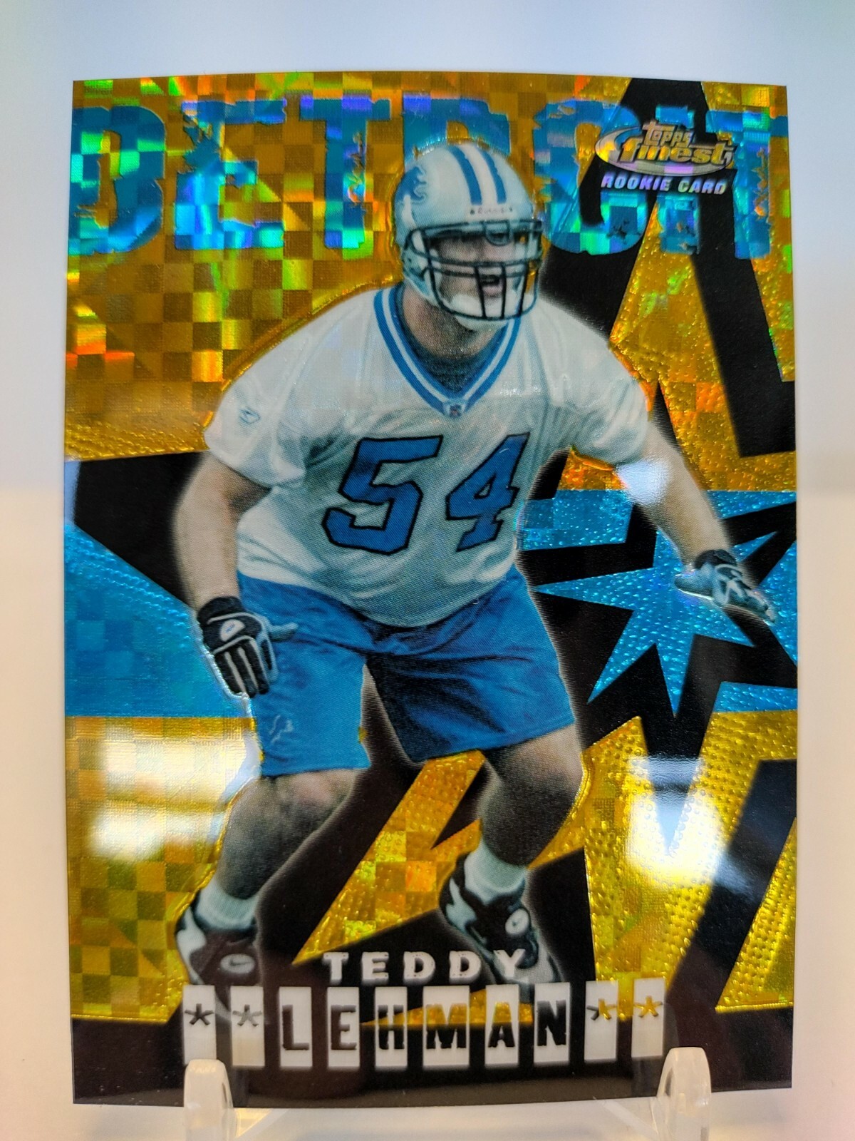 TEDDY LEHMAN /150 Gold XFRACTOR 2004 Topps Finest Football Refractor ...