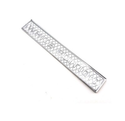 1pcs WHITE EDITION Emblems Trunk Rear 3D Badge for Universal Car Truck ...