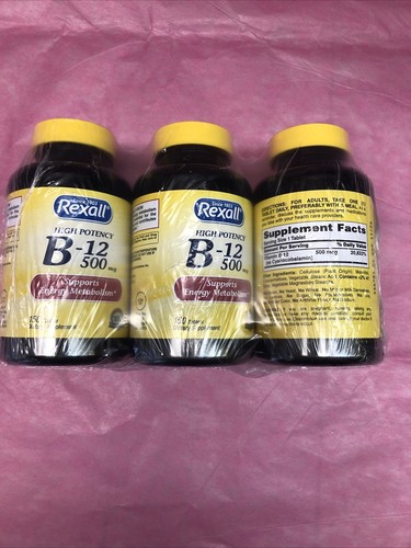Rexall Vitamin B-12 500 MG 200 Ct. Exp. 12/2023 for sale online | eBay