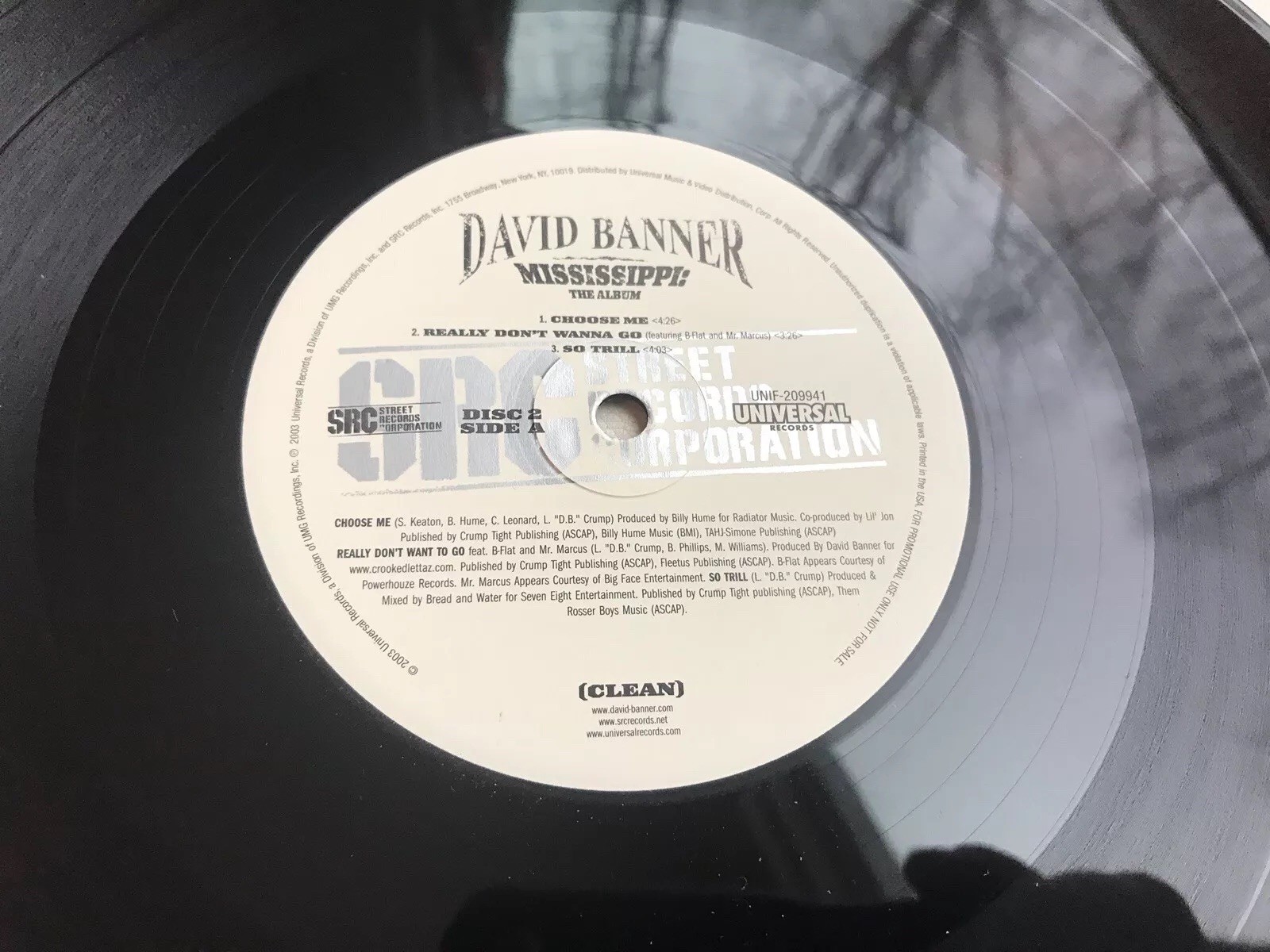 DAVID BANNER MISSISSIPPI: THE ALBUM DOUBLE VINYL LP (Clean Version) EX ...