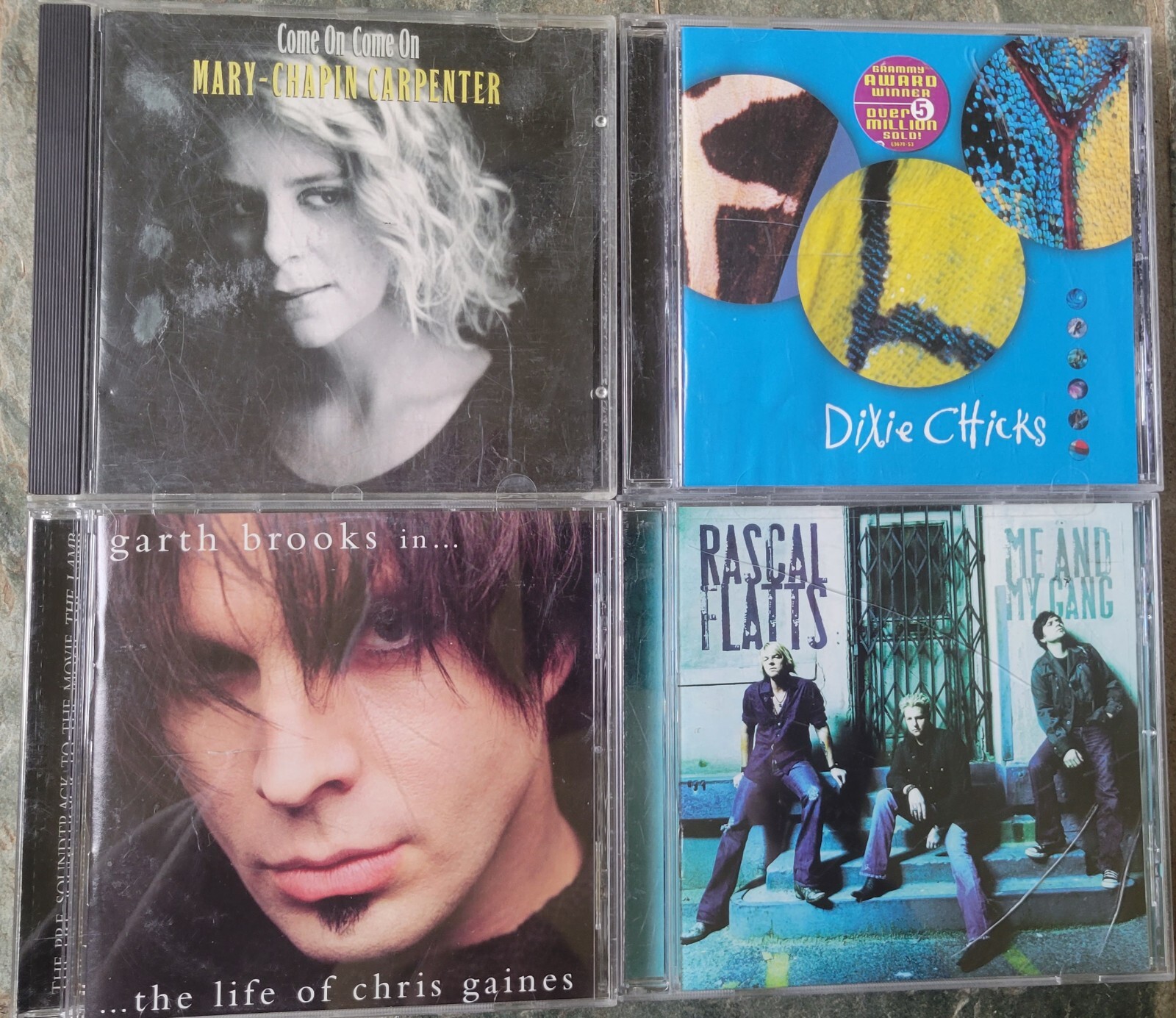 COUNTRY MUSIC LOT - 4 CD'S - RASCALL FLATS/DIXIE CHICKS/GARTH/CARPENTER ...