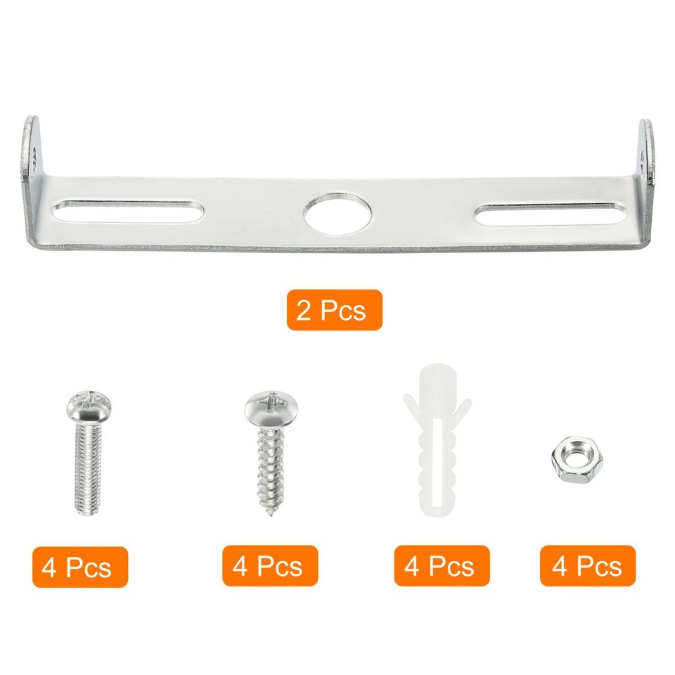 Ceiling Light Plate 100x18x17mm Light Fixture Chandelier Mounting Bracket 2 Set | eBay UK