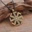 Slavic Kolovrat Pendant Amulet Slavic Sun Wheel Necklace Kolovrat Pagan ...