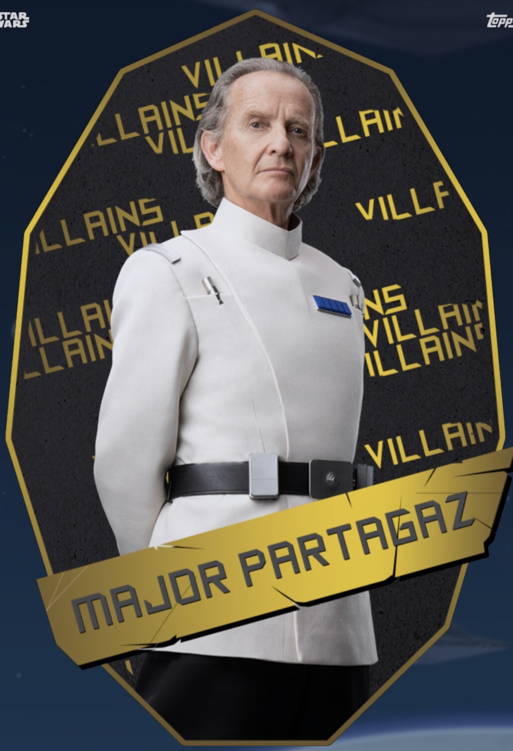 Star Wars Card Trader 2023 Villains S3 - Major Partagaz - Black SR ...