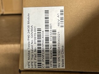 HP NVIDIA Tesla P40 24GB GDDR5 Graphics Card (Q0V80A) for sale online ...