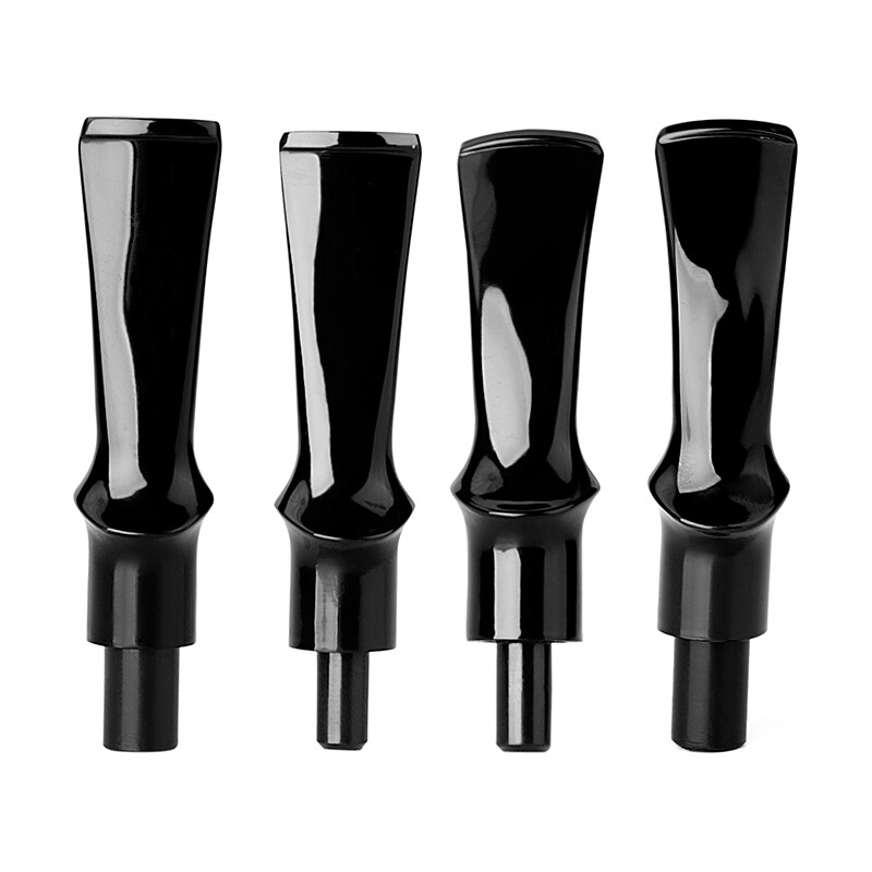 MUXIANG 4pcs Tobacco Pipe Stem 3/9mm Filter Bent Straight Taper ...