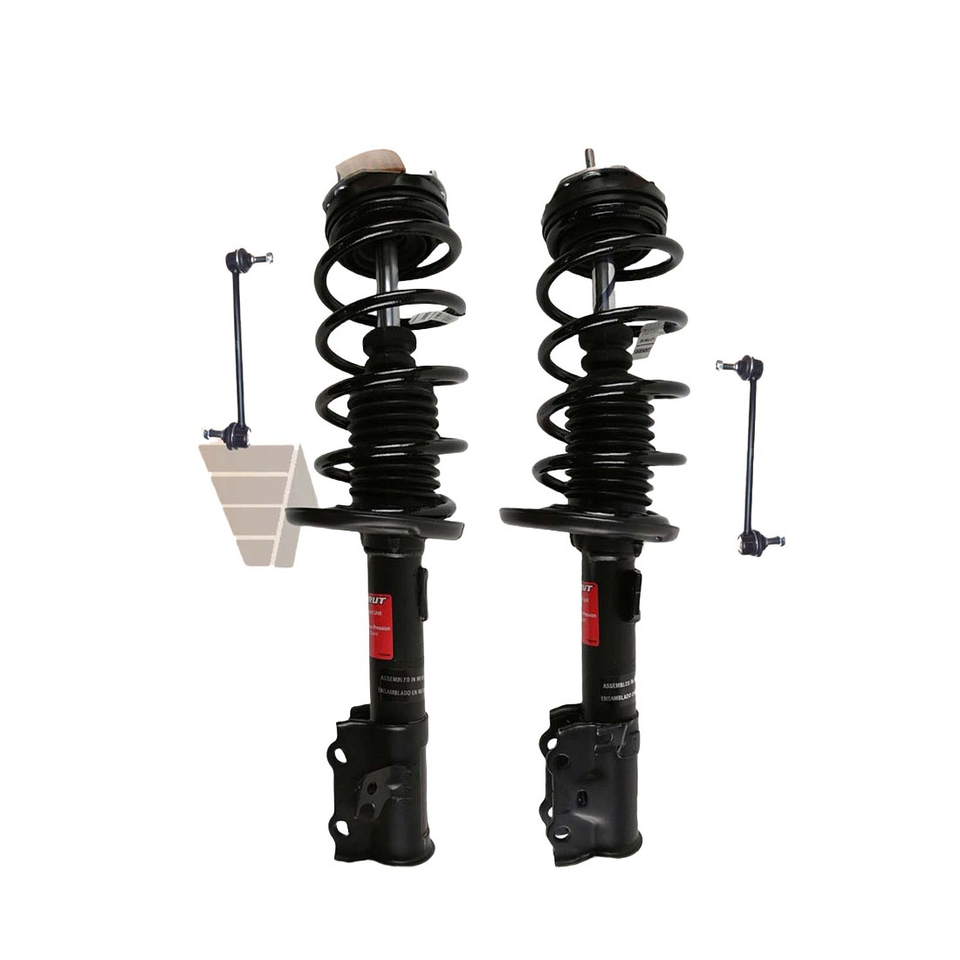 Monroe OEM Front Struts W/ Sway Bar For 2014-2019 Ford Fiesta Lifetime ...
