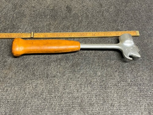 Vintage Wheel Weight Hammer With Soft Grip Handle Unbranded | eBay