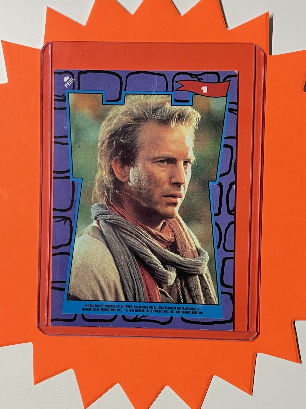 Topps Robin Hood Prince Of Thieves Movie Trading Card Sticker Kevin ...