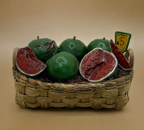 Melon Basket Neapolitan Nativity Scene Tavern Osteria 9X14 Cm | eBay