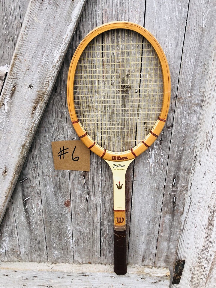 Vintage Wood Tennis Racket Bulk Lot Jack Kramer Pancho Gonzales ...