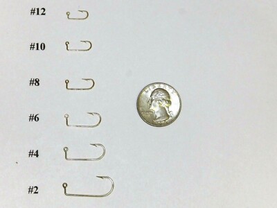 1000 EAGLE CLAW 575 Gold 90 Degree Aberdeen Jig Hooks DO IT Molds | eBay