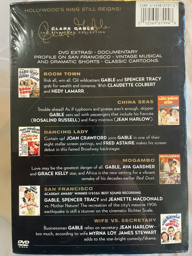 Clark Gable The Signature Collection 6 DVD Box Set New in Sealed Box ...