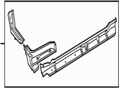 57402-60903 Toyota Member sub-assy, floor side, inner lh 5740260903 ...