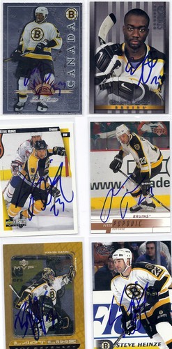 1997 Donruss Rookie # 85 Anson Carter Boston Bruins Signed Autographed ...