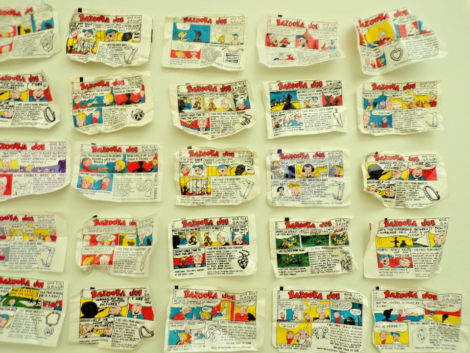 1970's 141 BAZOOKA JOE AND HIS COMIC GANG GUM FORTUNE WRAPPERS TOY ...