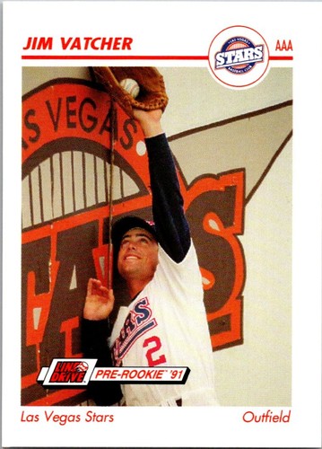 Jim Vatcher 1991 Line Drive AAA #296 Las Vegas Stars | eBay