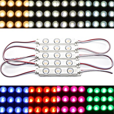 LED Module - 3x2835 SMD Chip - Warmweiß Kaltweiß blau Injektion Lumen ...