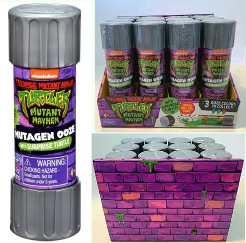 1 CASE TEENAGE MUTANT NINJA TURTLES TMNT MUTANT MAYHEM MUTAGEN OOZE 12 CANISTERS | eBay