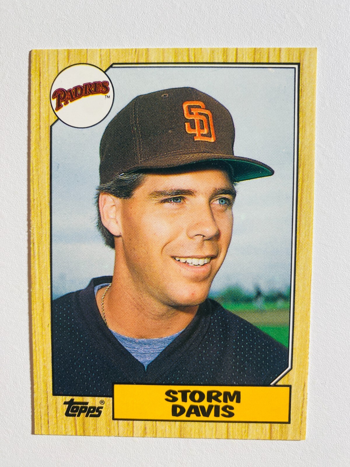 1987 TOPPS #26 STORM DAVIS NM-MT MLB BASEBALL CARD | eBay