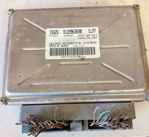 2001 ISUZU RODEO ECU ENGINE CONTROL MODULE COMPUTER 8122063690 OEM 1998 ...
