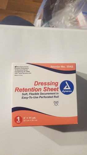 Dynarex Dressing Retention Sheet 2" x 11yd #3542 EASY SOFT FLEXIBLE ...