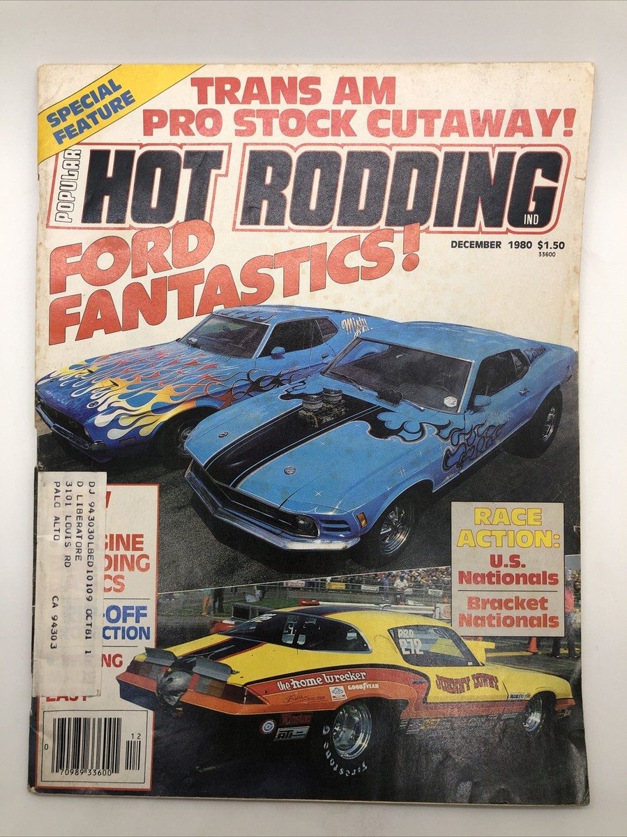 Popular Hot Rodding Magazine December 1980 Ford Fantastics Popular Hot Rodding Magazine December 1980 Ford Fantastics