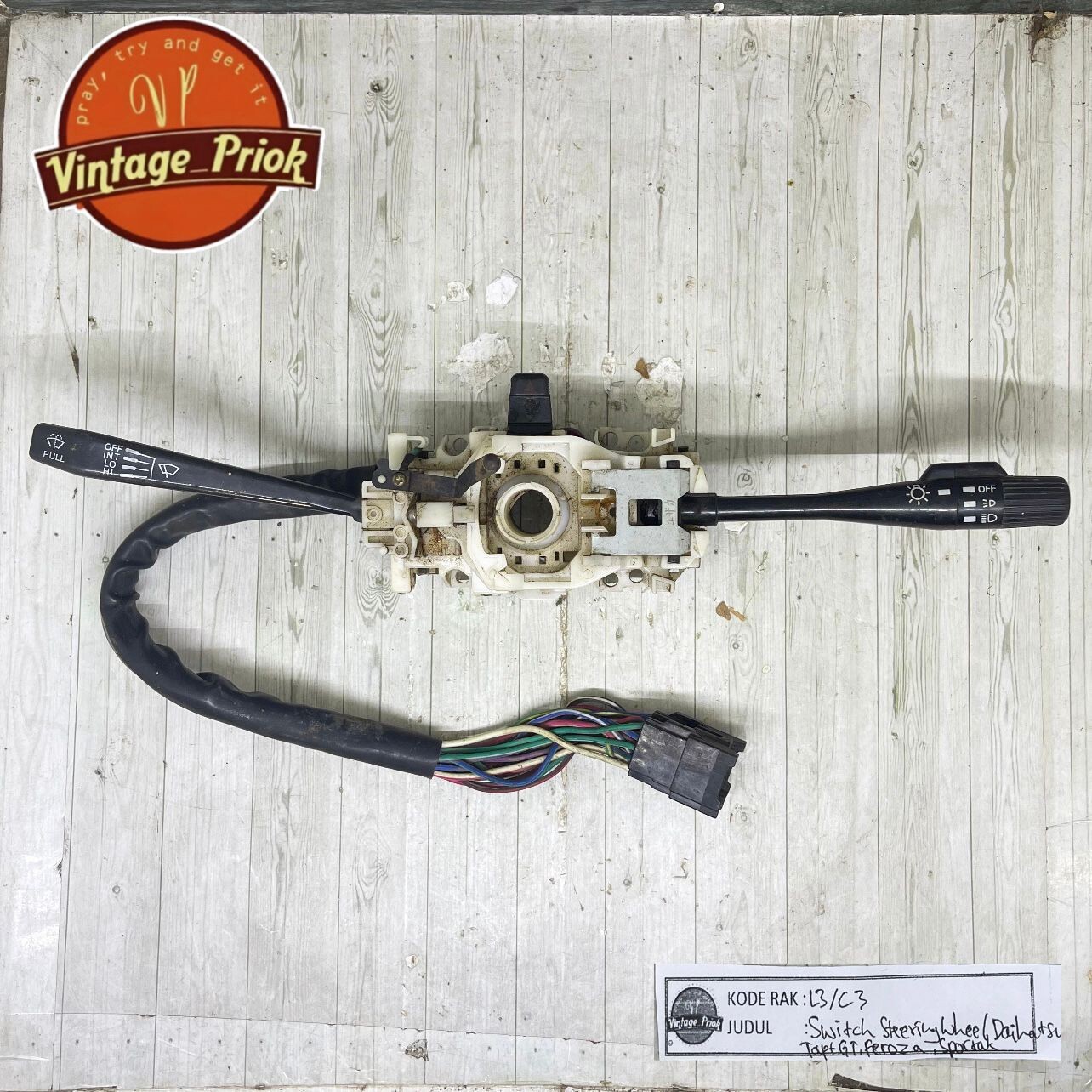 Turn Signal Switch RHD Daihatsu Rugger Taft F70 Fist Rocky Feroza NOS ...