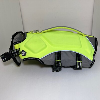 Arcadia Trail Life Jacket Size Small High Visibility Yellow Dog ...