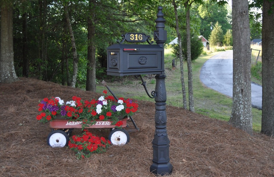 Classic Decorative Cast Aluminum Mail Box Mailboxes by Better Box ...