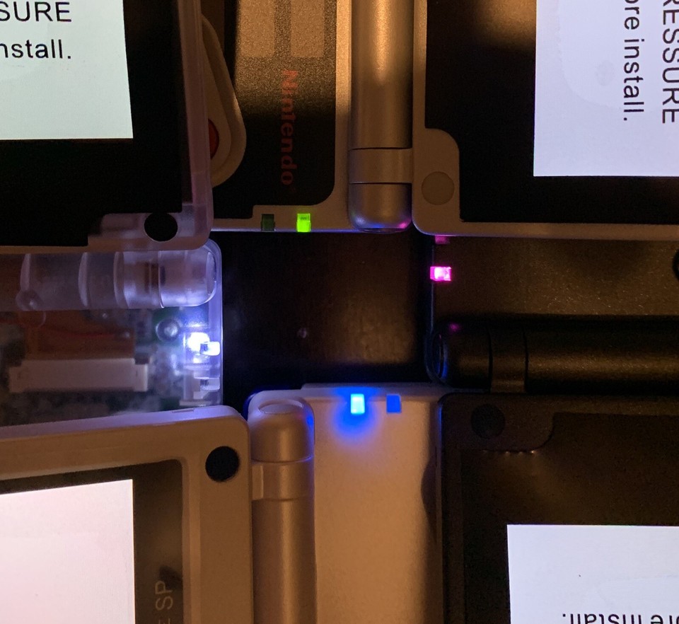 GBA SP L/R Trigger, USB-C Mod, D-Pad button, Fuse F1/2, LED Mod Repair ...