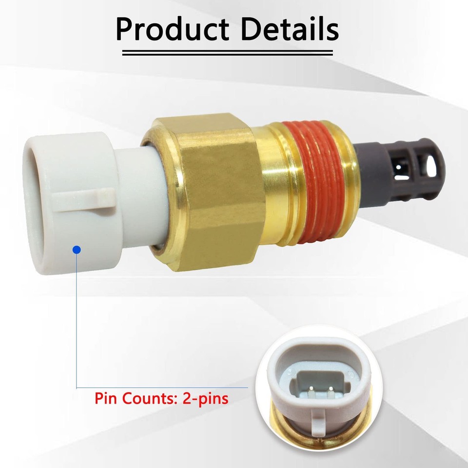 Intake Air Temperature Sensor IAT/MAT/ACT Kit for GM 25036751 25037225 ...