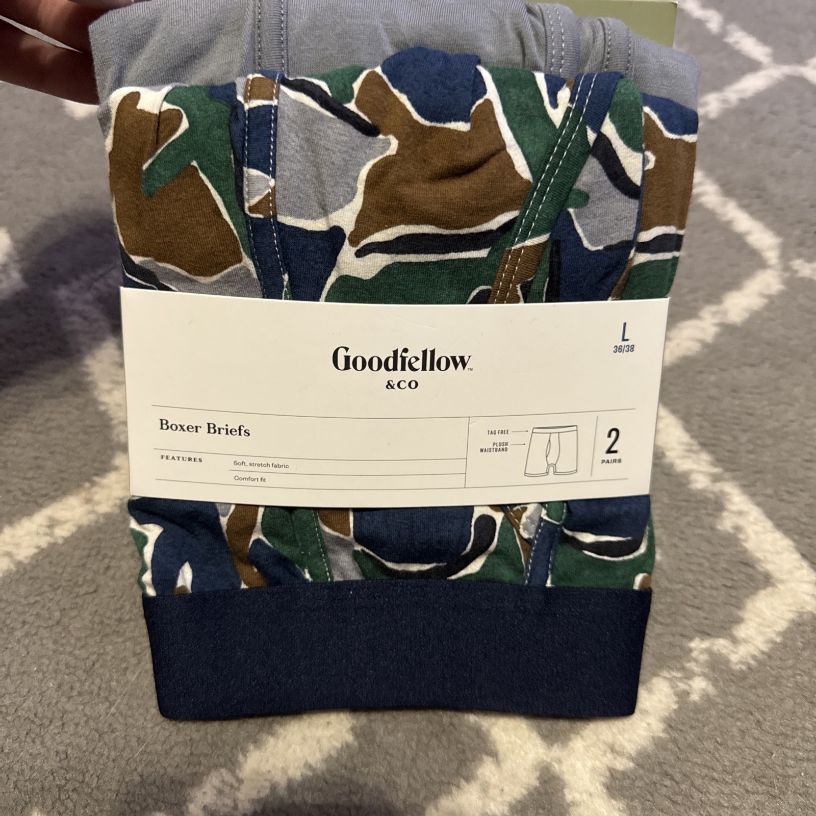 Men's Floral Print Boxer Briefs 2pk - Goodfellow & Co green size large ...