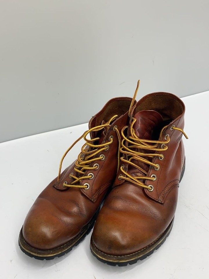 Red Wing Sole Wear Present Worn Creases Lace Up Boots 40 8166 LeV20 ...