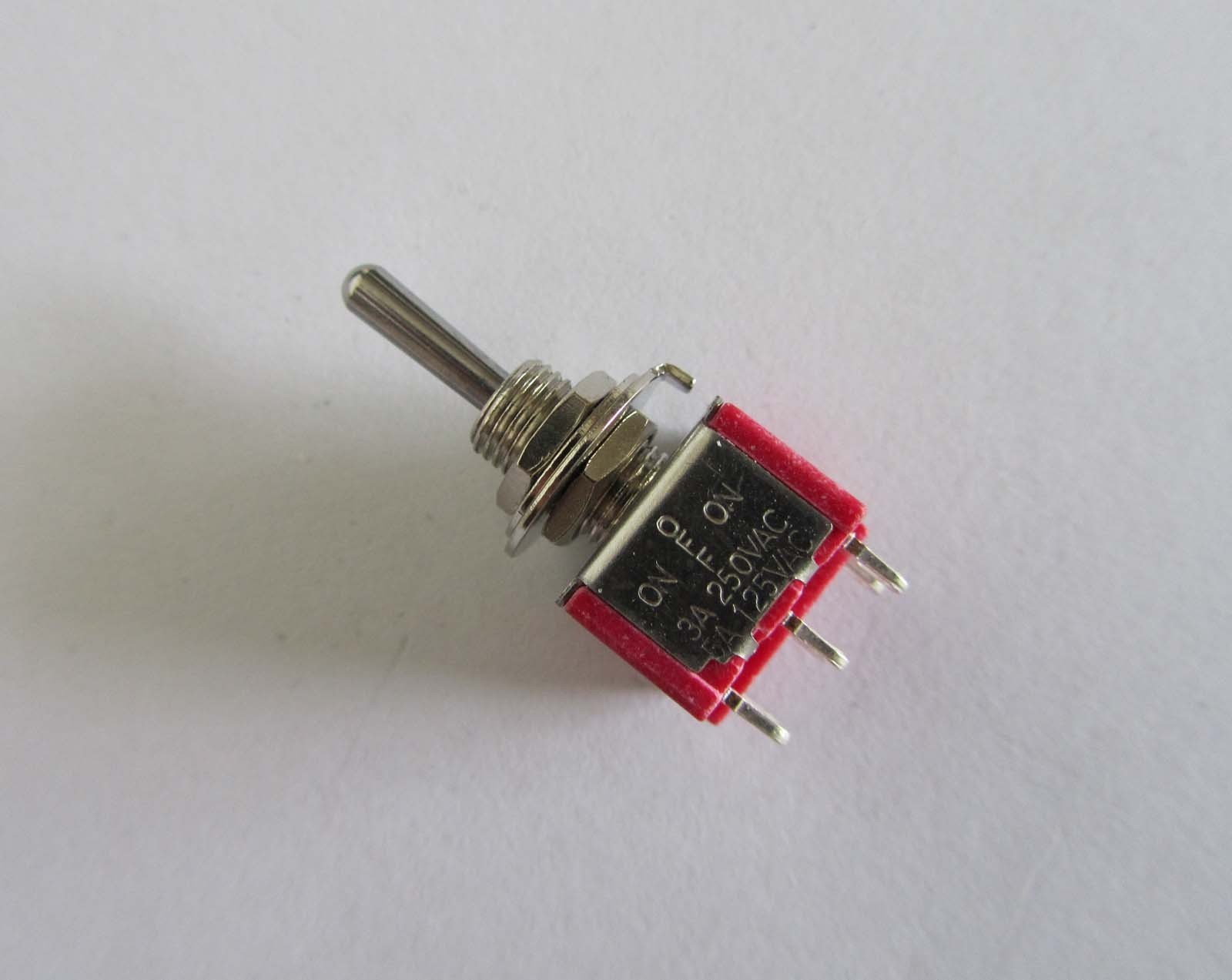 5x DPDT 3 Way ON OFF ON Guitar Mini Toggle Switch SALECOM UL Car/Boat ...