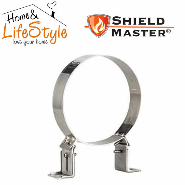 Twin Wall Flue Pipe Adjustable Wall Brackets Stainless Steel Wood ...