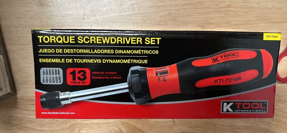 TORQUE SCREWDRIVER SET - 13 PIECE SET - KTOOL | eBay