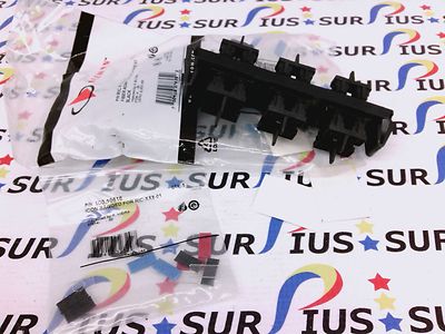 NSSP Siemon RIC-F-SA8-01 Fiber Adapter Plate Black 8 Fiber ST Duplex ...