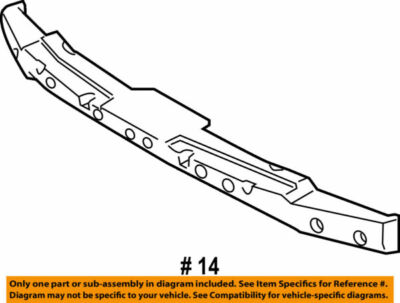 52611-60050 Toyota Absorber, front bumper energy 5261160050, New ...