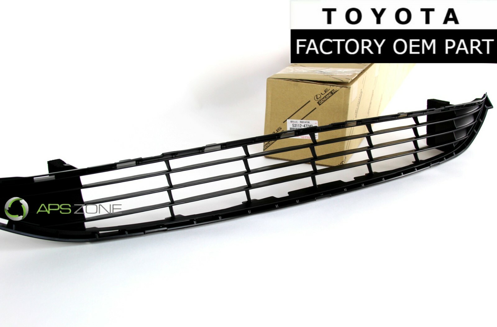GENUINE TOYOTA PRIUS 16-18 RADIATOR LOWER GRILLE OEM 53112-47240 ...