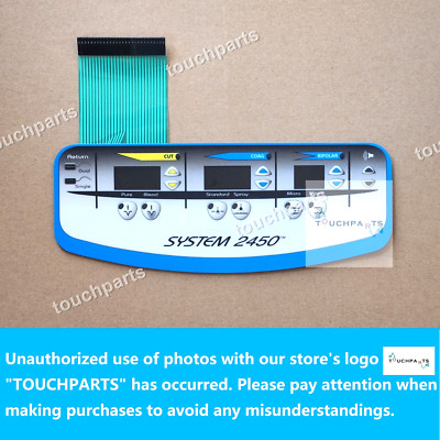 SYS-2450 Keypad Membrane for ConMed System 2450 ESU Generator , Button ...