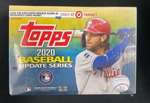 2020 Topps MLB Baseball Update Series Mega Box Target Exclusive Mega ...