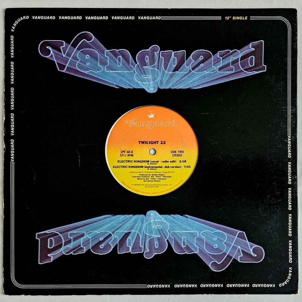 1983 - TWILIGHT 22 - ELECTRIC KINGDOM - VANGUARD RECORDS ORIGINAL 4 ...