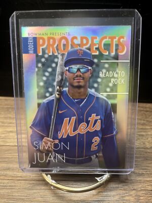 2023 Bowman Modern Prospects Simon Juan Rookie RC #MP-13 Mets | eBay