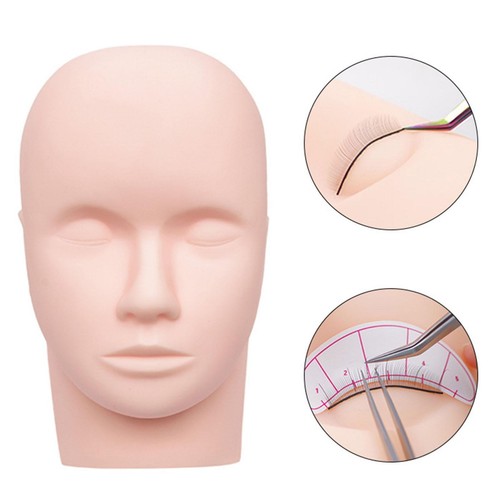 Eyelash Mannequin Head Makeup Practice Head for Eyelash Extensions Salon | eBay Australia
