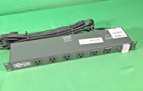 Tripp Lite RS-1215-RA 120V 15A 12 Outlet Rackmount 1U PDU 15ft Cable 5 ...
